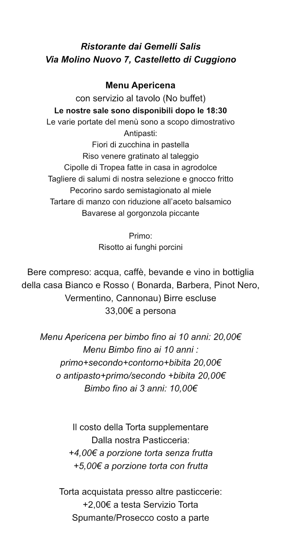 Cerimonie :: ristorantedaigemellisalis